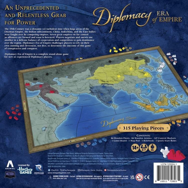 Diplomacy: Era of Empire – T&N Games Ltd.